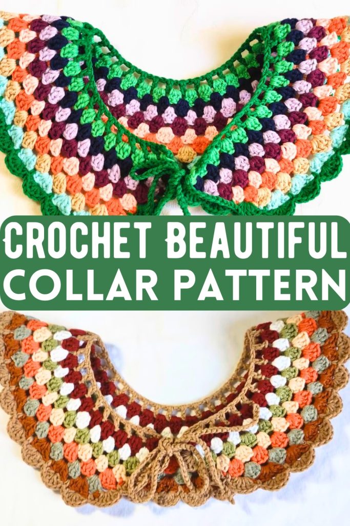 Crochet Beautiful Collar Patterns To Beautify Your Outfit - The Cochetry