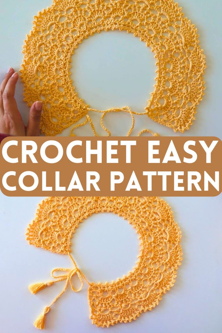 Crochet Beautiful Collar Patterns To Beautify Your Outfit - The Cochetry
