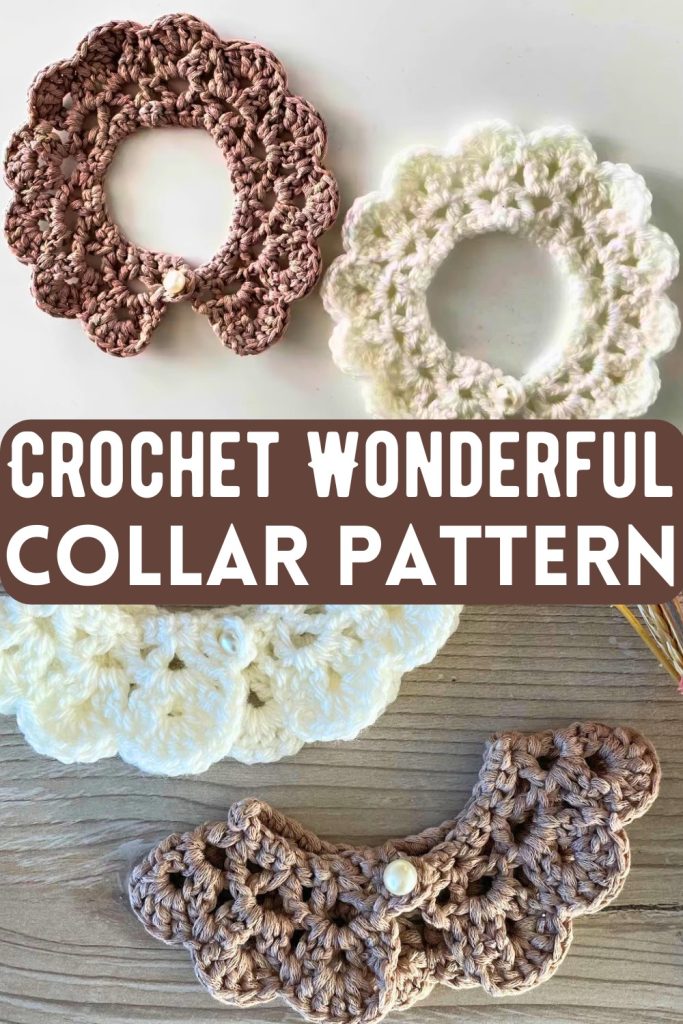 Crochet Beautiful Collar Patterns To Beautify Your Outfit - The Cochetry