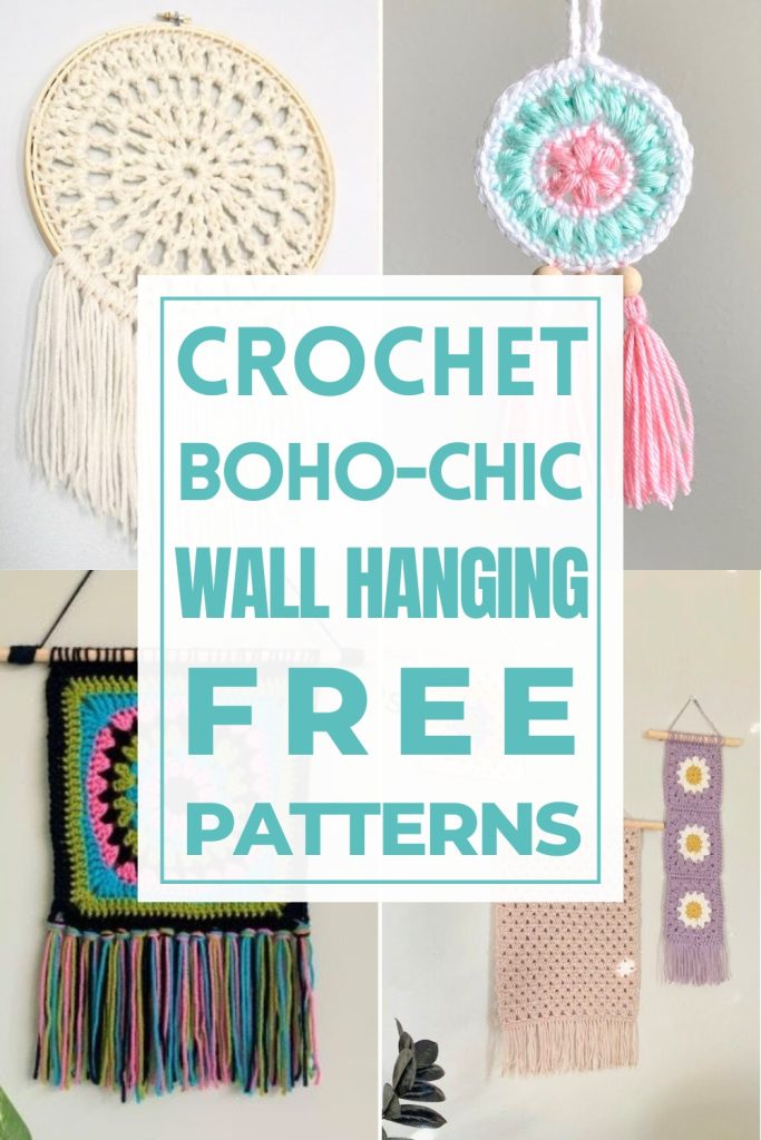 Boho-Chic Crochet Wall Hanging Patterns Free - The Cochetry