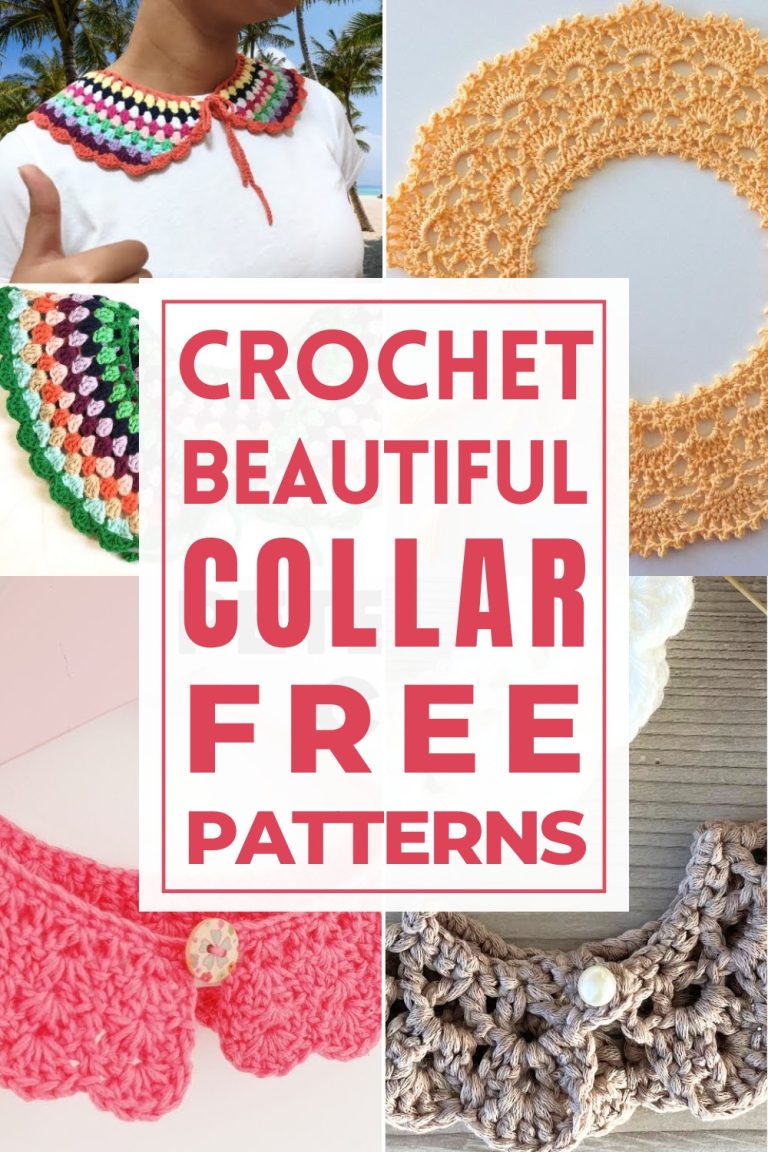 Crochet Beautiful Collar Patterns To Beautify Your Outfit - The Cochetry