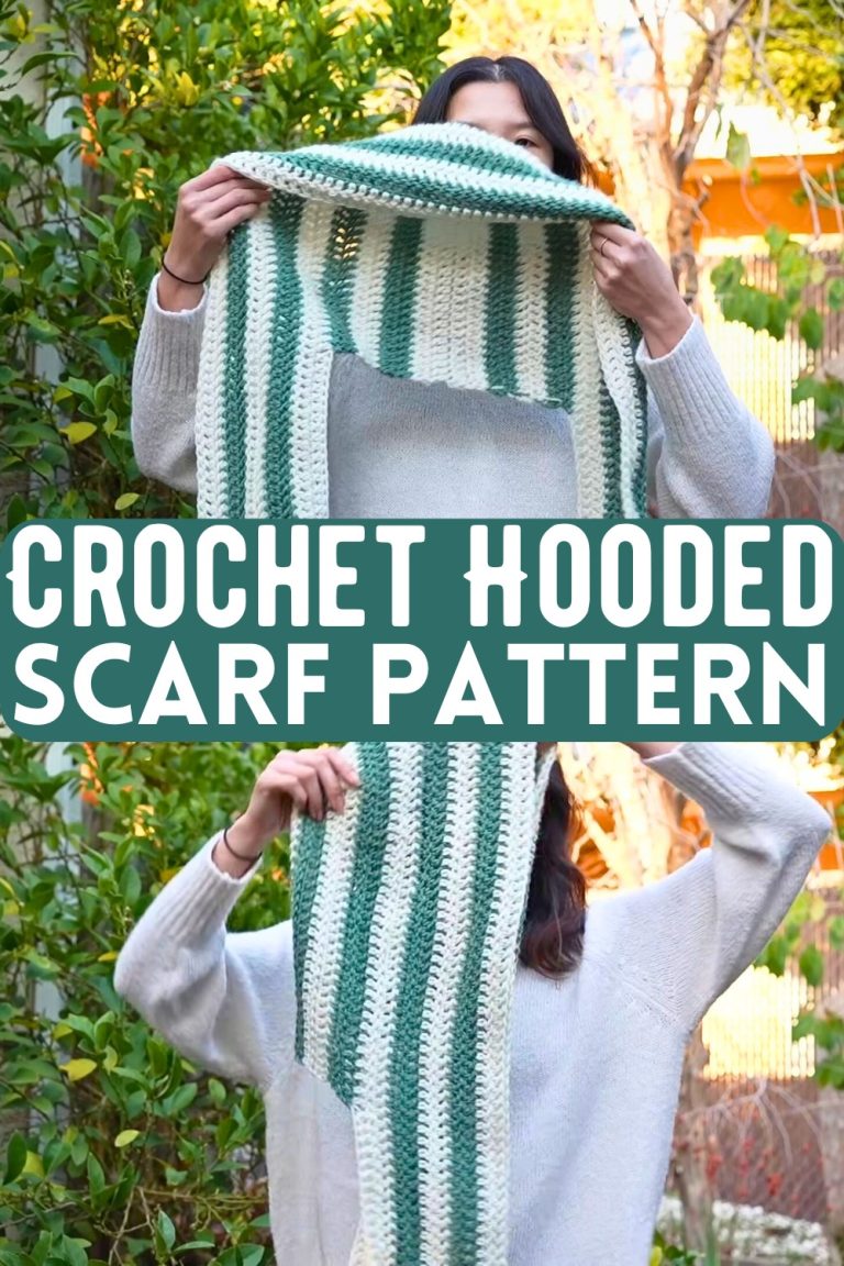 Crochet Hooded Scarf Patterns For Complete Coverage - The Cochetry