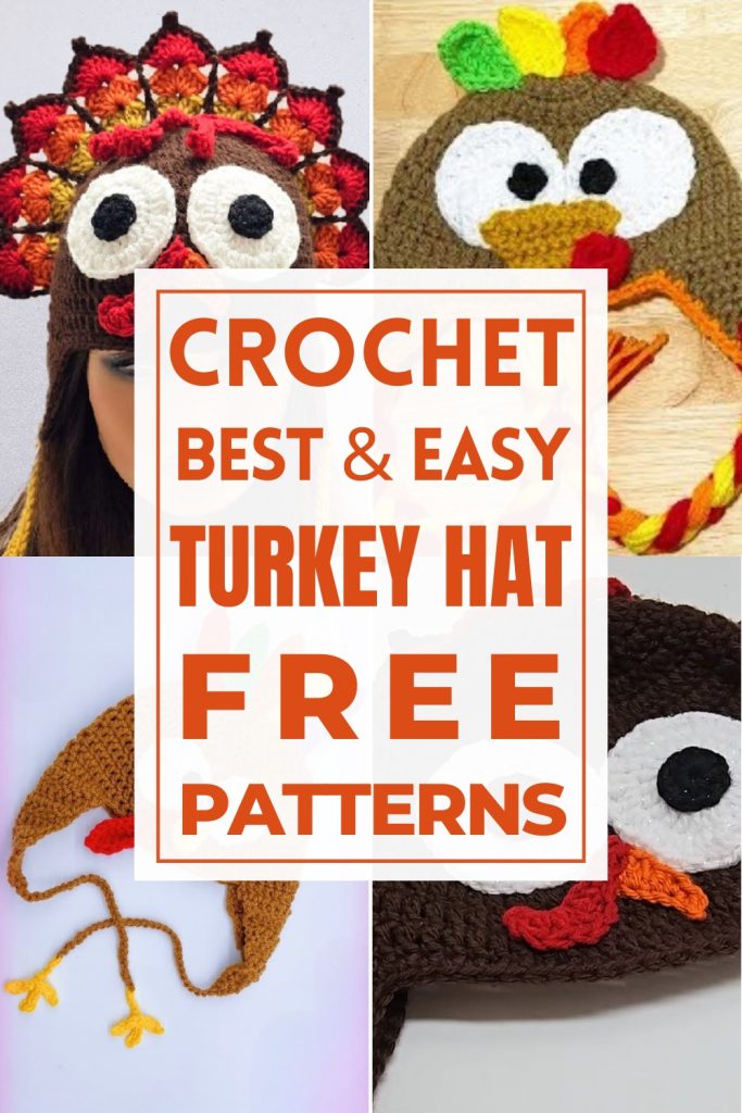 Crochet Turkey Hat Patterns For Autumn Celebrations - The Cochetry