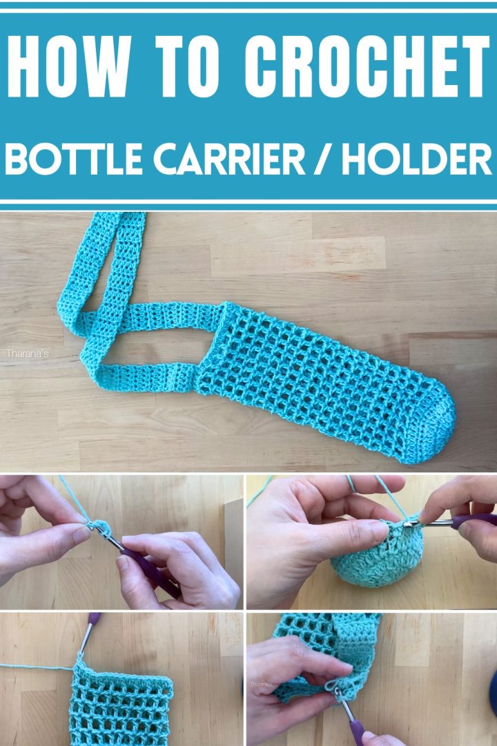 Portable Crochet Bottle Carrier Pattern for Outdoor Adventures - The ...