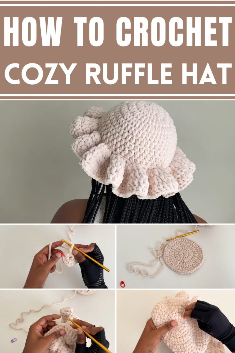 Cozy & Chic Crochet Ruffle Hat Pattern That You'll Love - The Cochetry