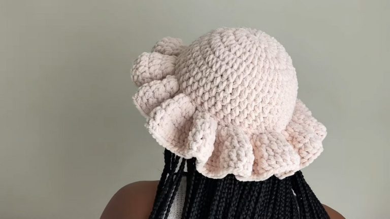 Cozy & Chic Crochet Ruffle Hat Pattern That You'll Love - The Cochetry
