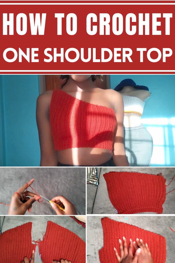 Uniquely Designed Crochet One Shoulder Top Pattern in Just a Few Steps ...
