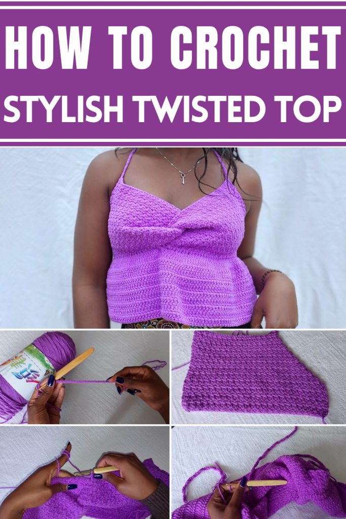 Chic Crochet Twisted Top Pattern – Perfect for Summer Looks no pattern ...